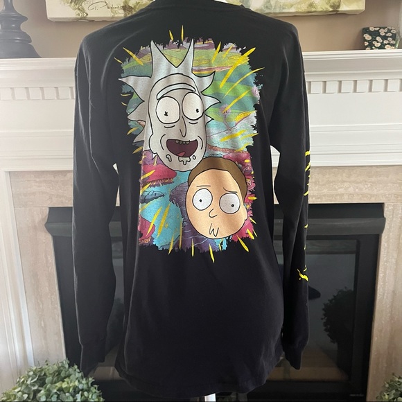 Adult Swim | Shirts | Rick Morty Long Sleeve Shirt | Poshmark
